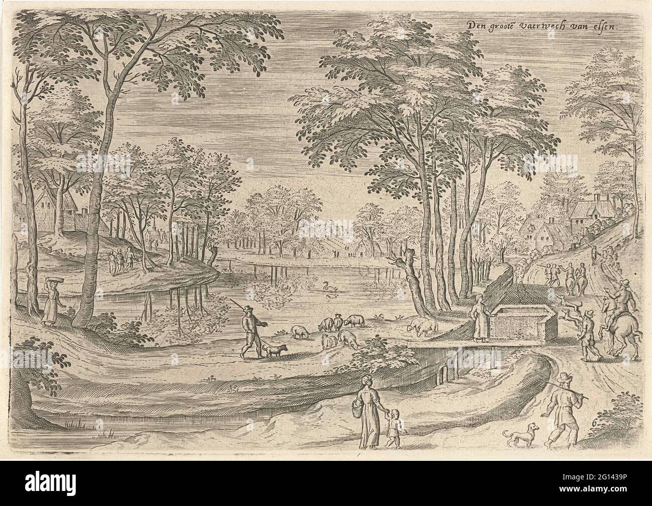 View of the Ixelles channel; The great vaerwech from Elsen; Faces from ...