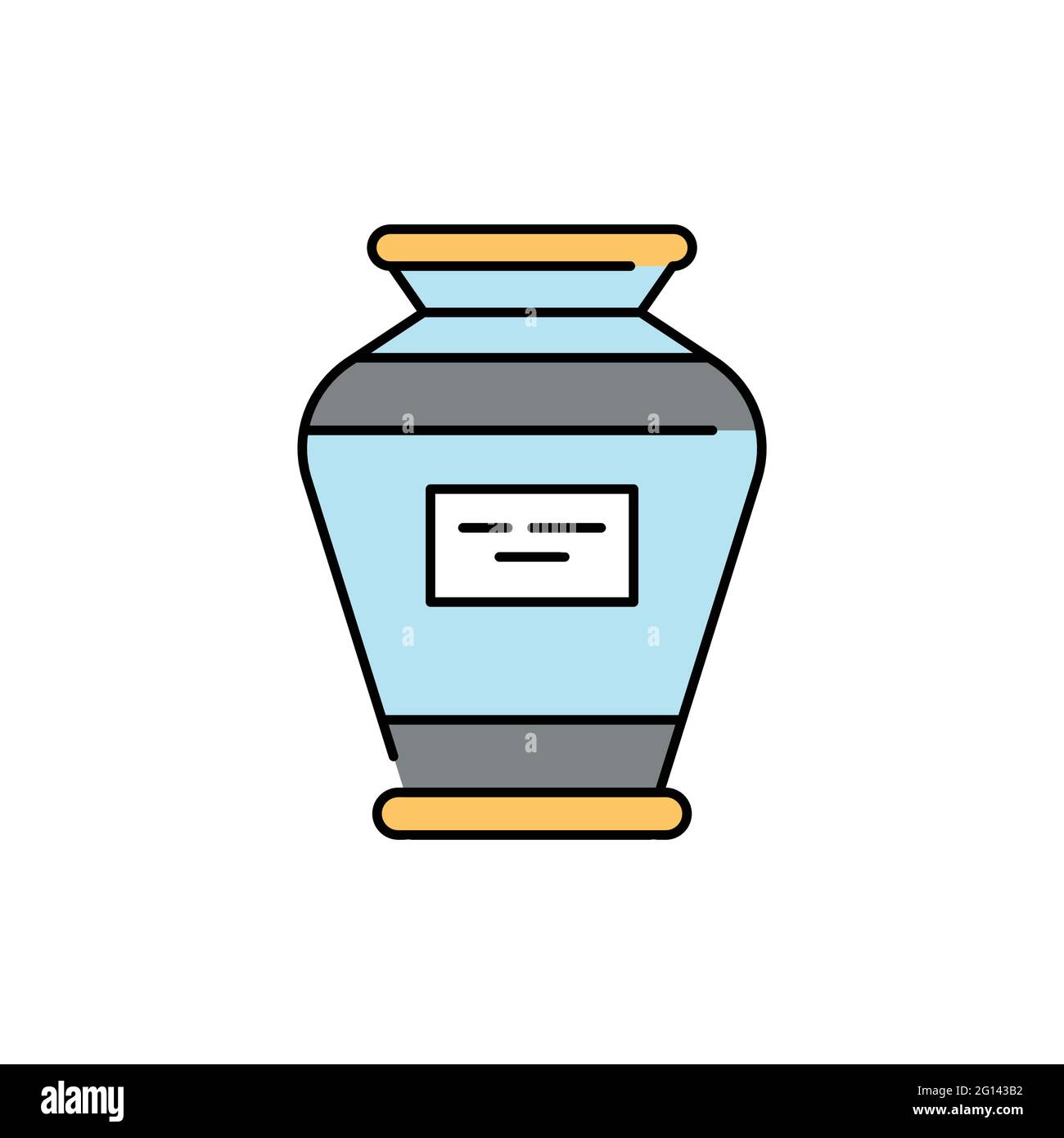 Ashes casket Stock Vector Images - Alamy