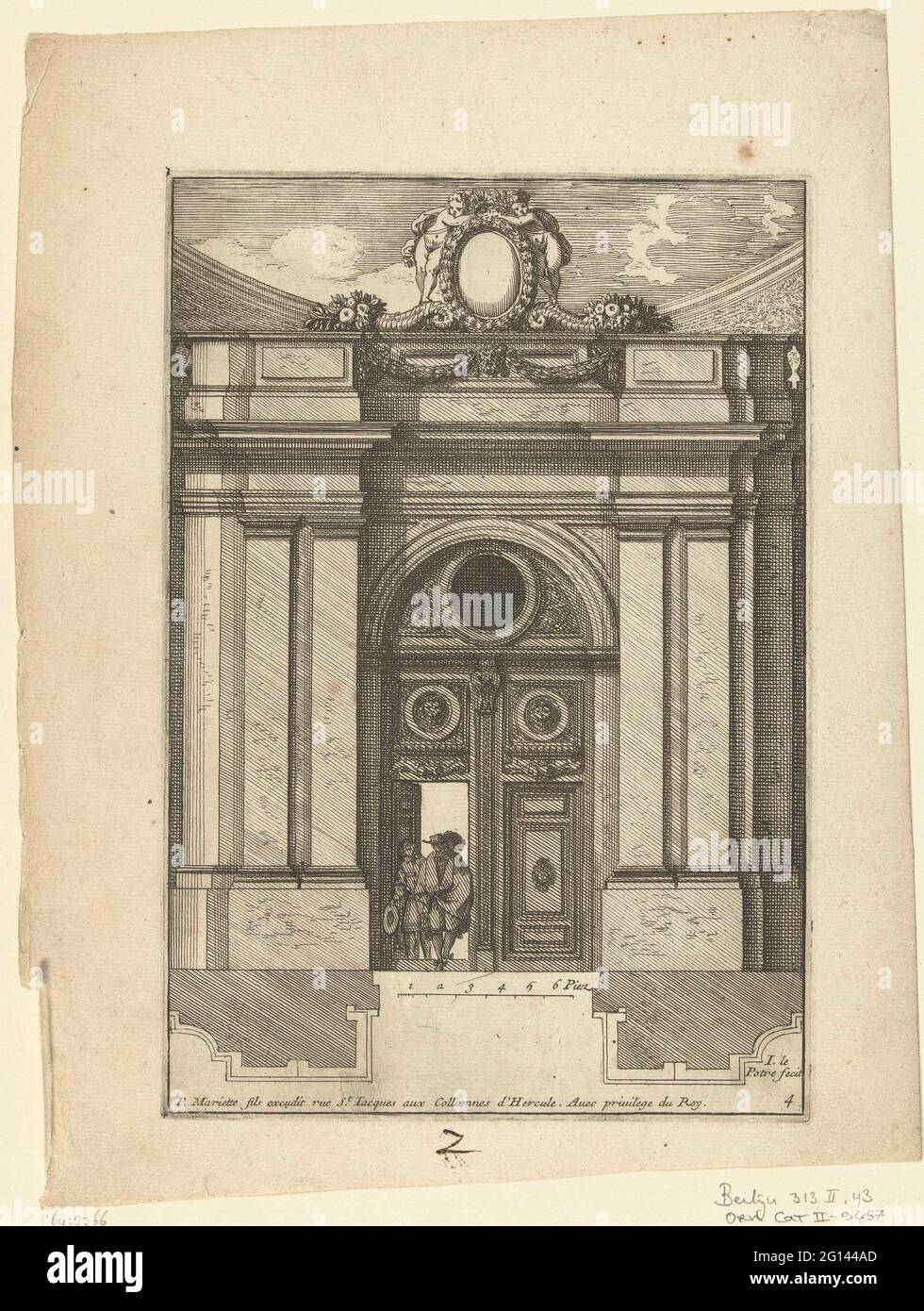 Double tuscan pilasters porte cochere hi-res stock photography and ...