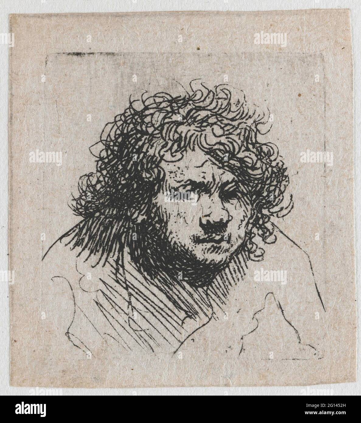 Self-portrait lean forward: bust Stock Photo - Alamy