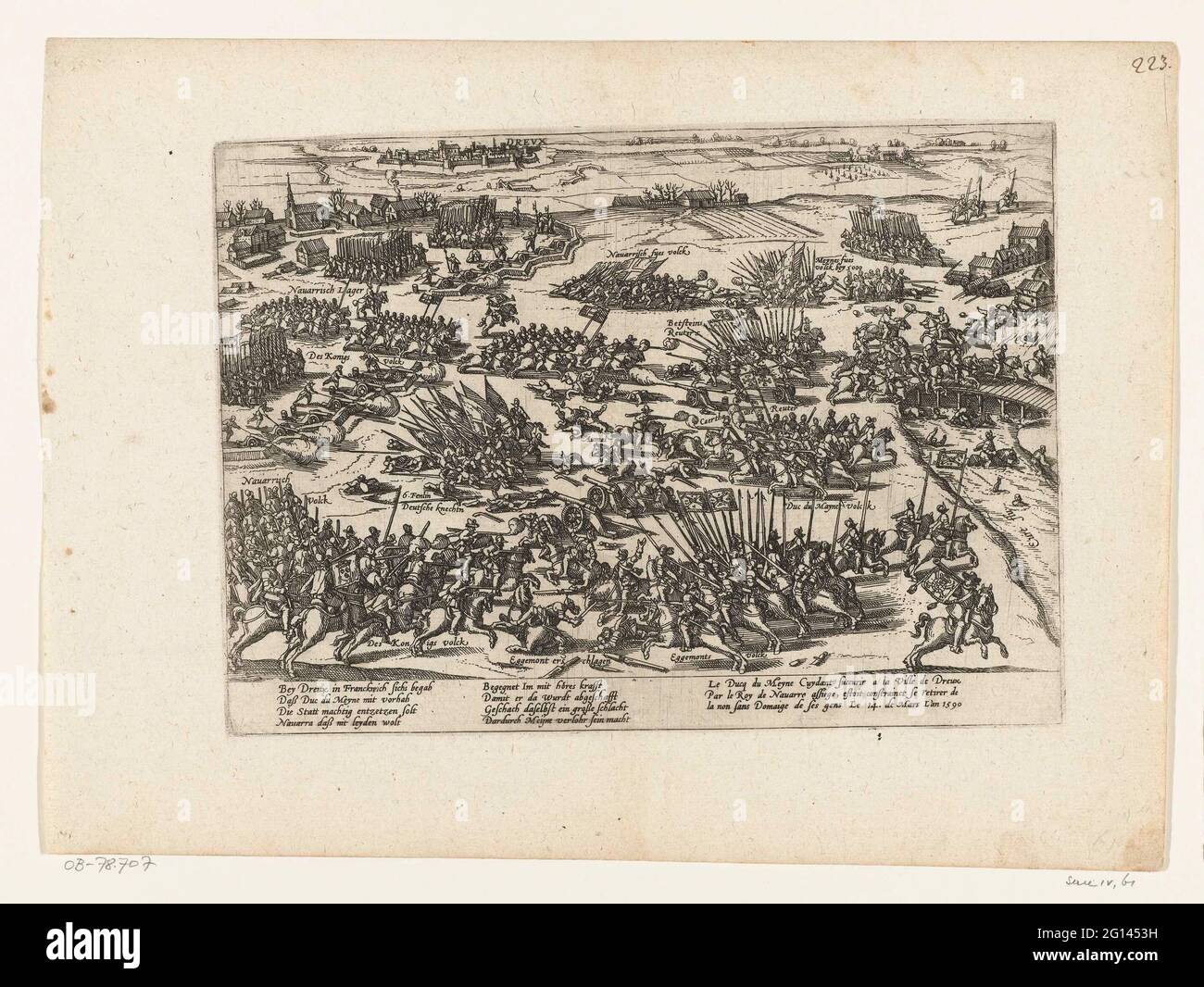Battle of Ivry (Dreux), 1590; Series 4: French, German and English ...