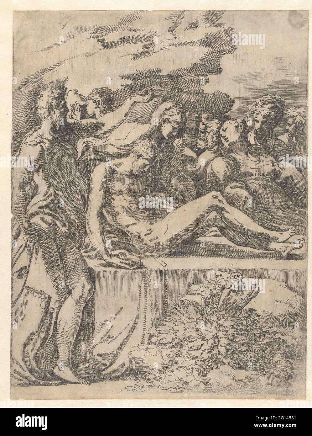 Graphing of Christ Stock Photo - Alamy