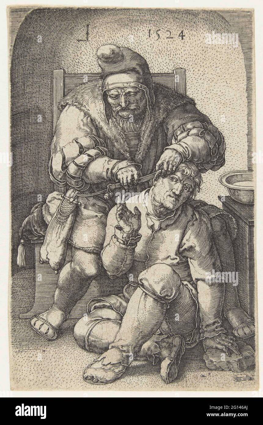 The surgery; The ear operation. A surgery makes an incision behind the ...