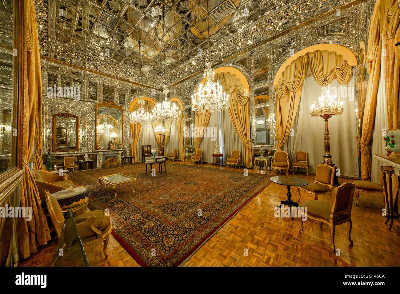 Former royal palace of Iranian Qajar dynasty known as Golestan Palace ...