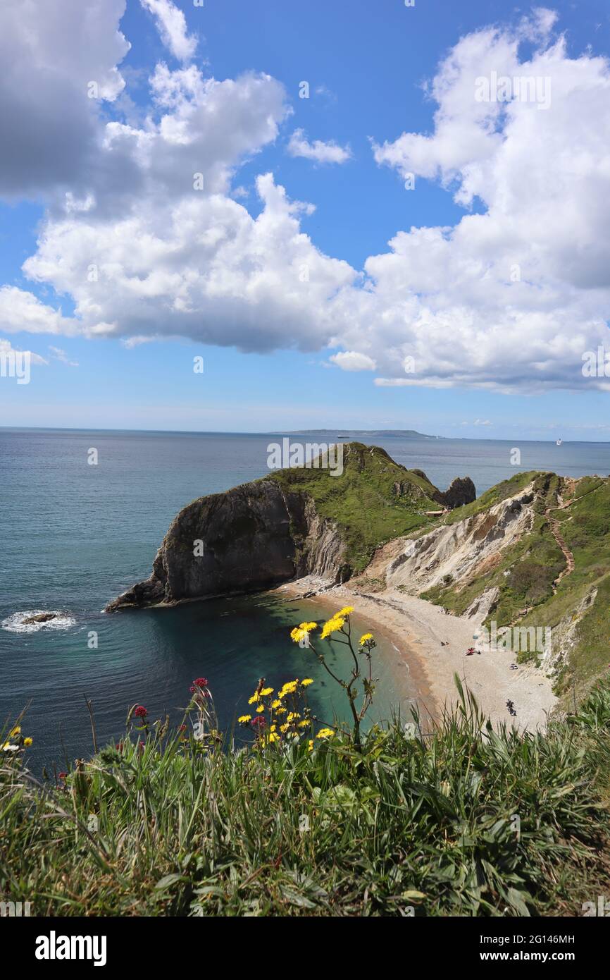 Man O'War beach Stock Photo - Alamy