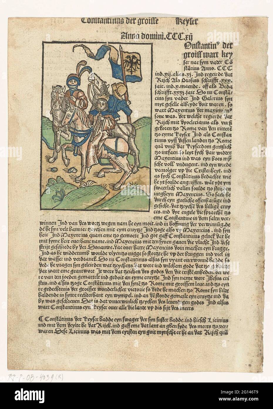 Emperor Constantine The Great On Horse; Constantinus der Groisse Keyser ...