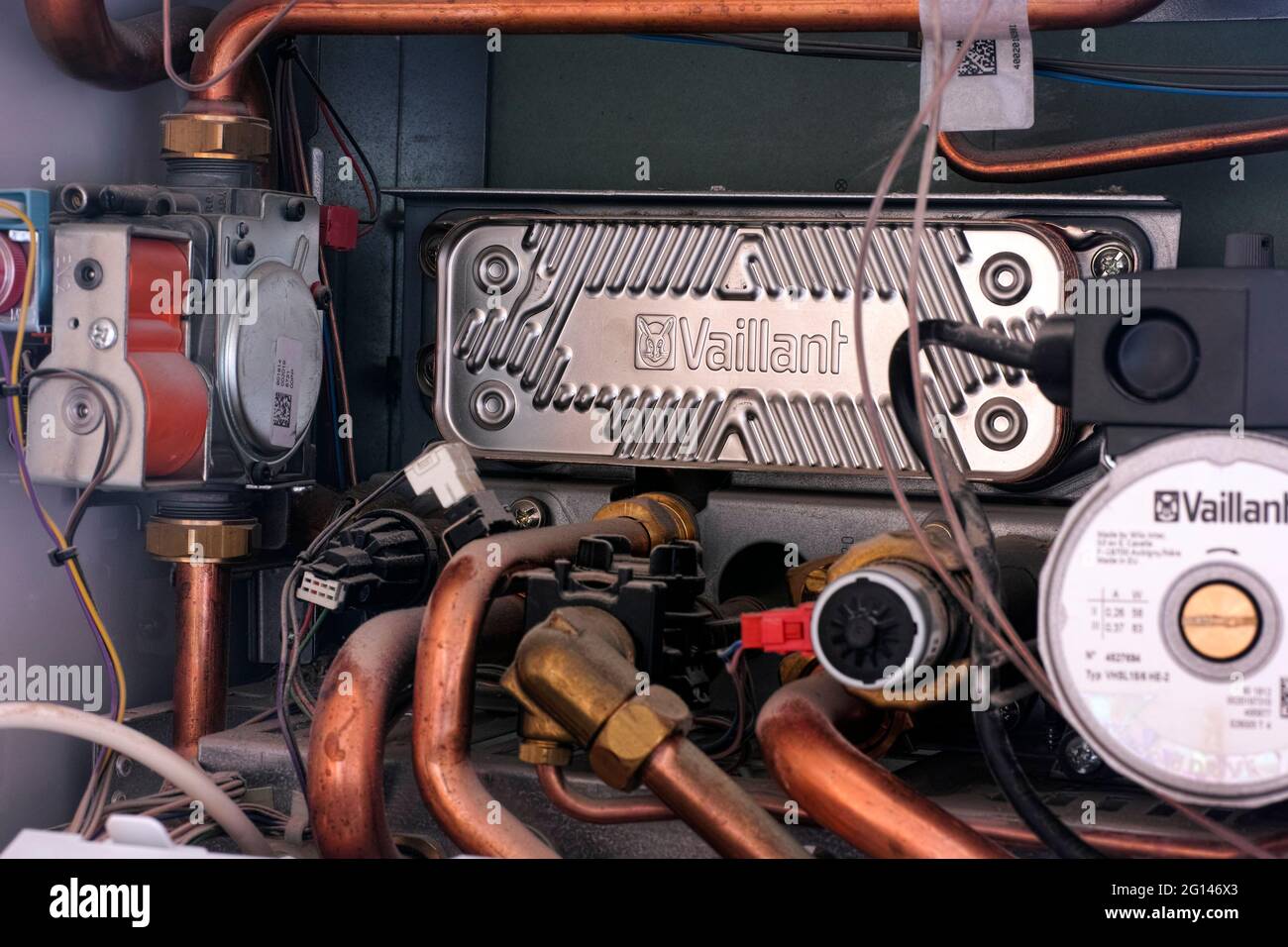 Tambov, Russian Federation - March 04, 2021 Close-up of Electronics and ...