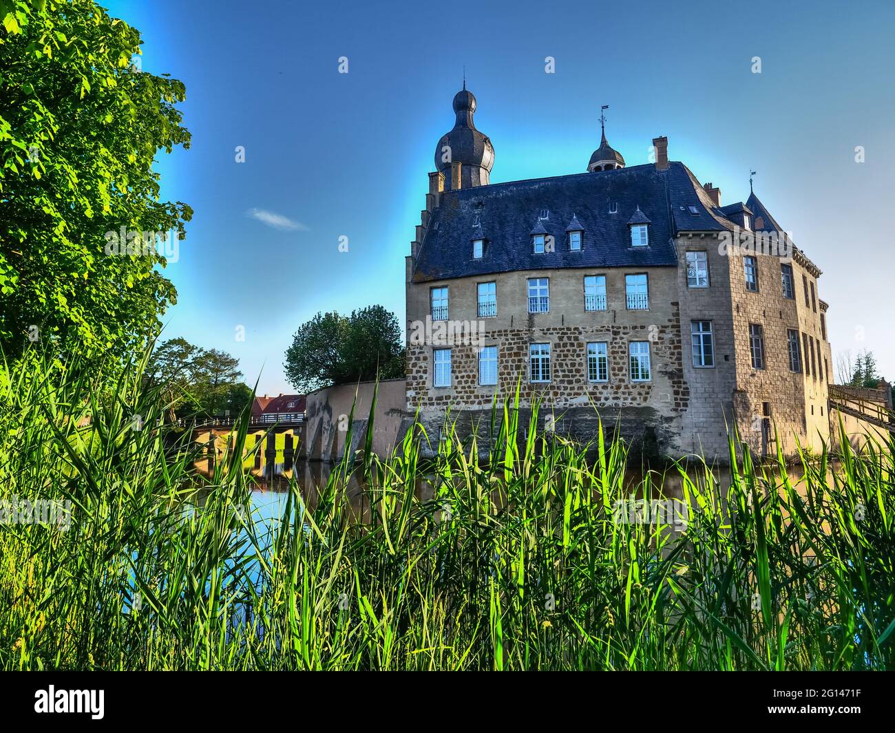 the castle of gemen in germany Stock Photo - Alamy