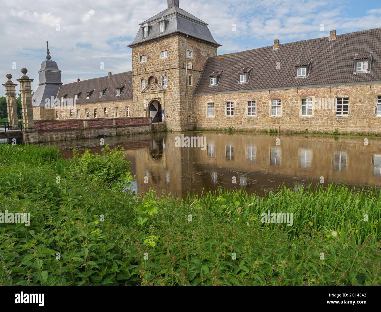 the castle of lembeck in germany Stock Photo - Alamy
