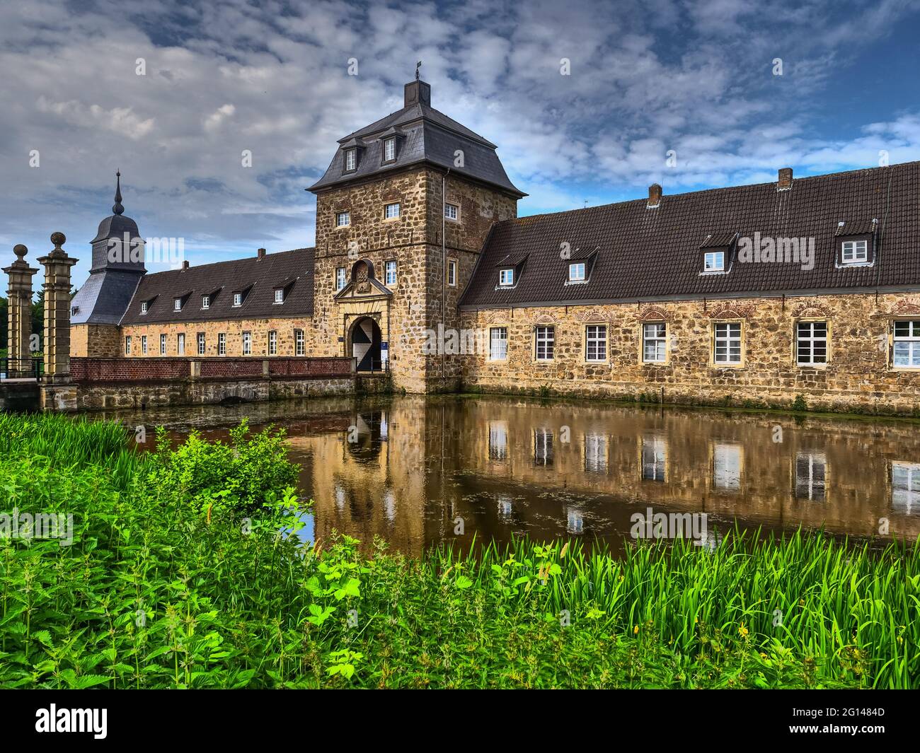 the castle of lembeck in germany Stock Photo - Alamy