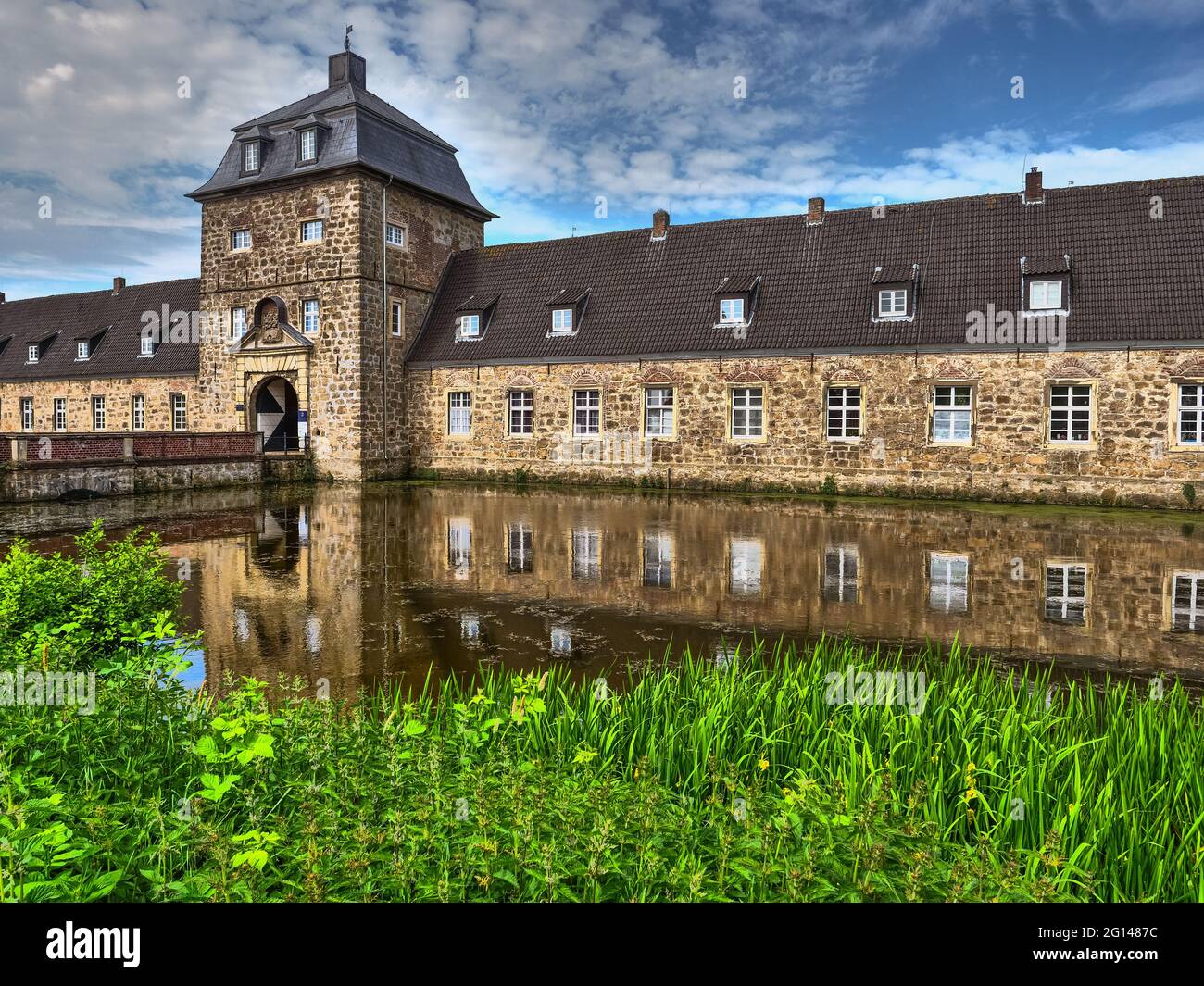 the castle of lembeck in germany Stock Photo - Alamy