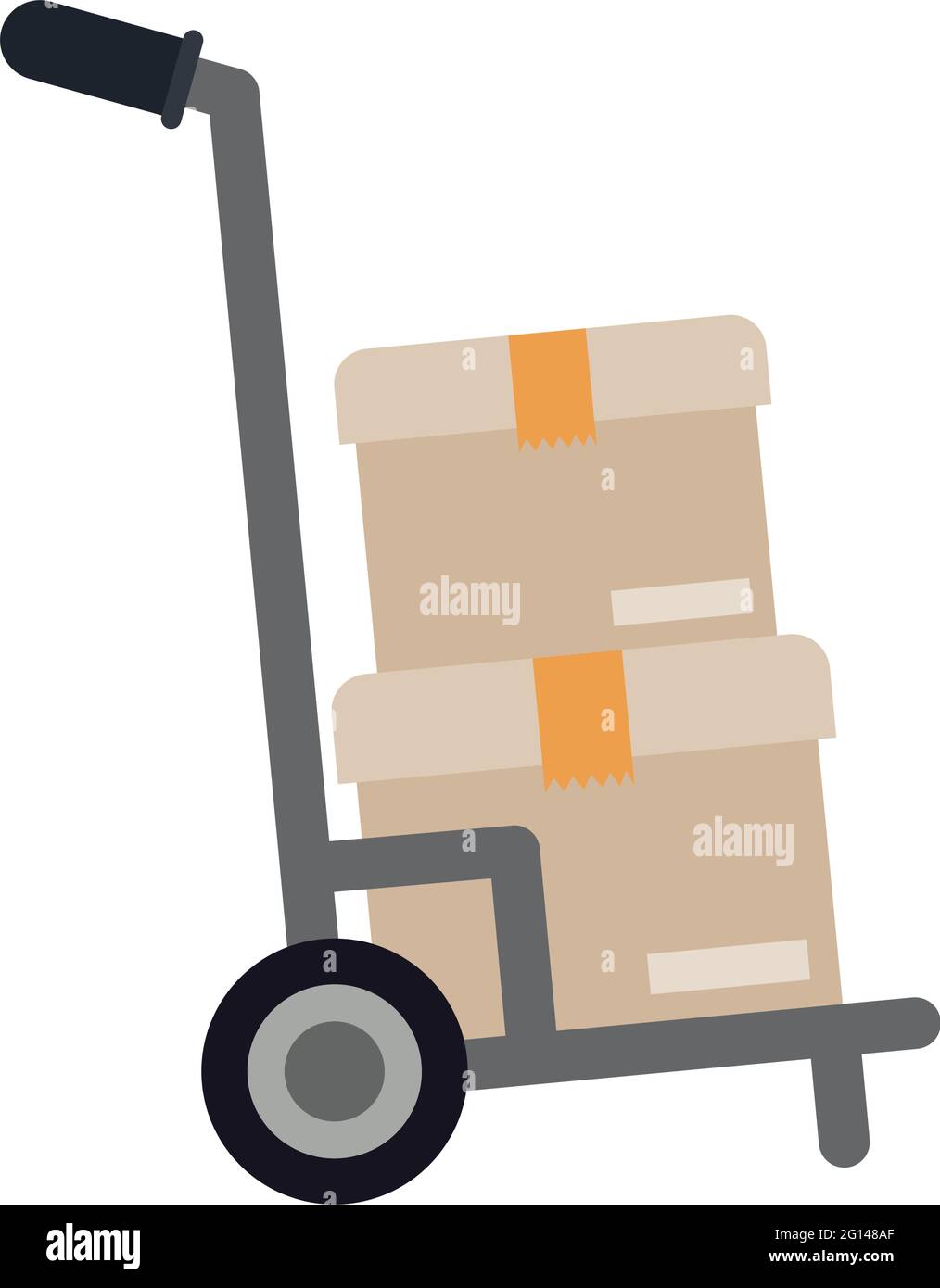 cargo cart design Stock Vector Image & Art - Alamy