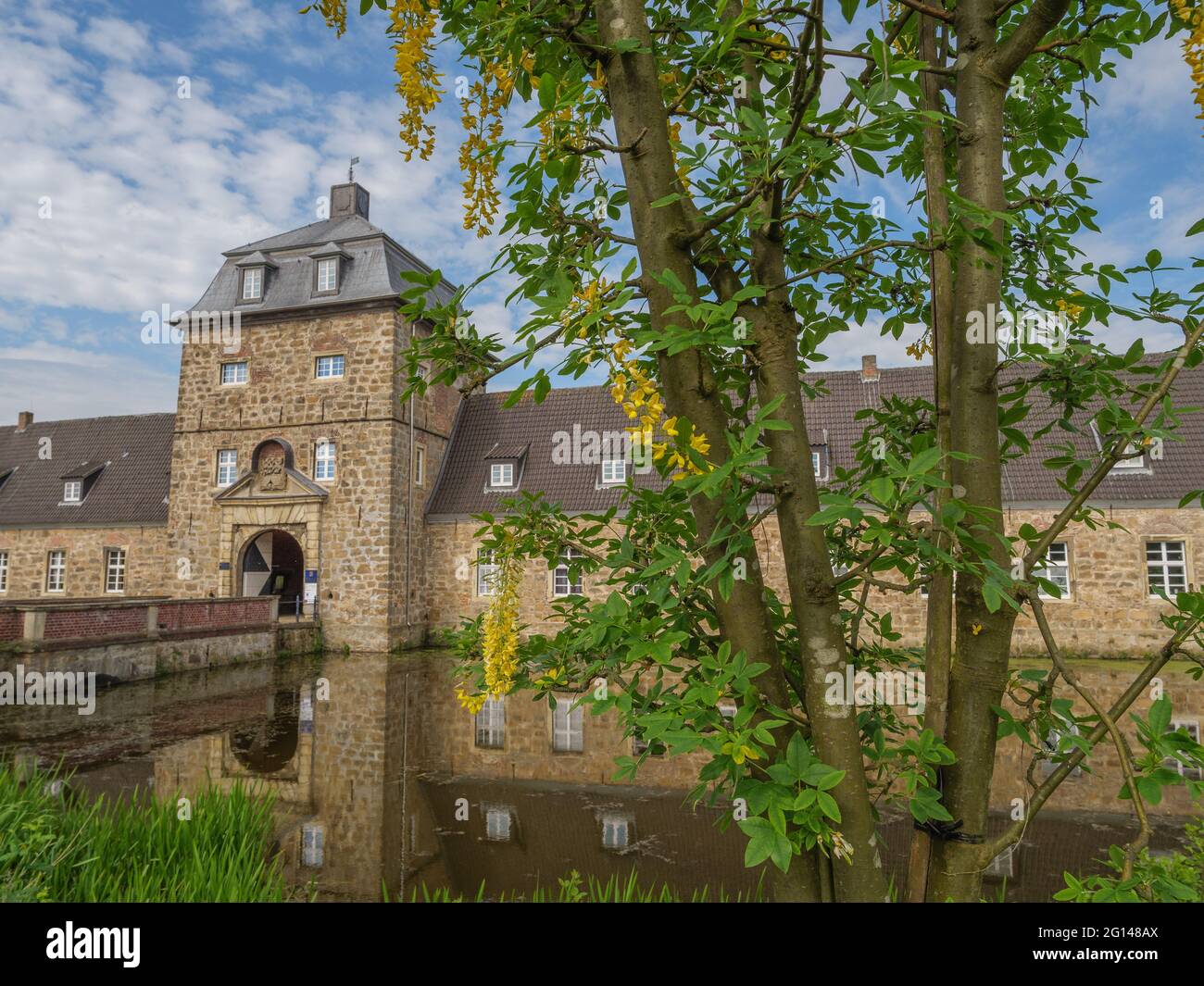 the castle of lembeck in germany Stock Photo - Alamy