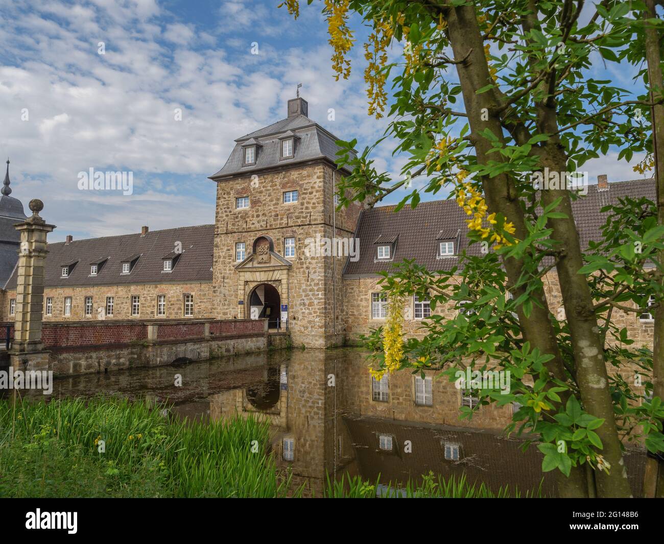 the castle of lembeck in germany Stock Photo - Alamy
