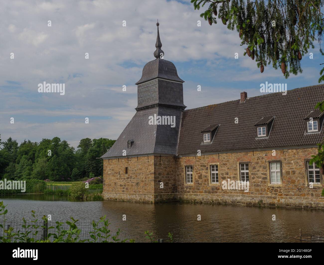 the castle of lembeck in germany Stock Photo - Alamy