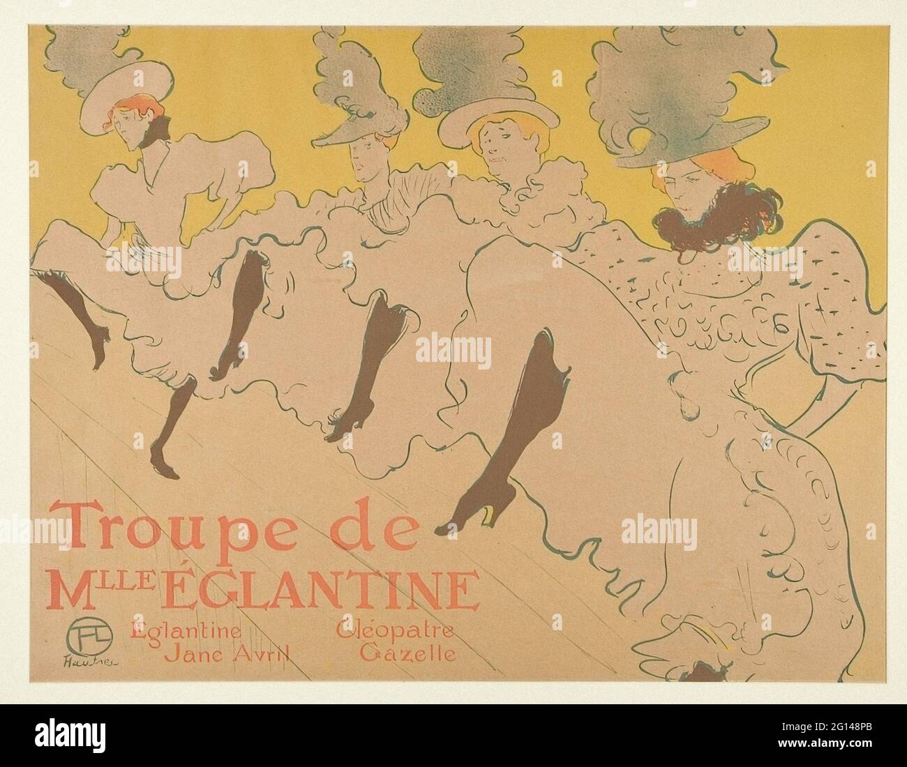 Toulouse-Lautrec - Miss Eglantine Troupe Stock Photo - Alamy