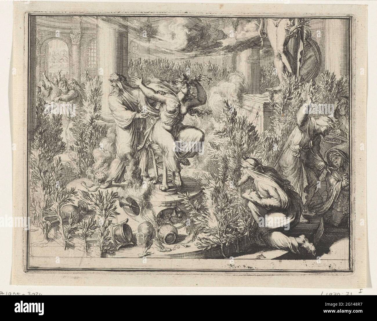 Priestes Pythia in the Temple of Delphi. Priestes Pythia in the Temple ...