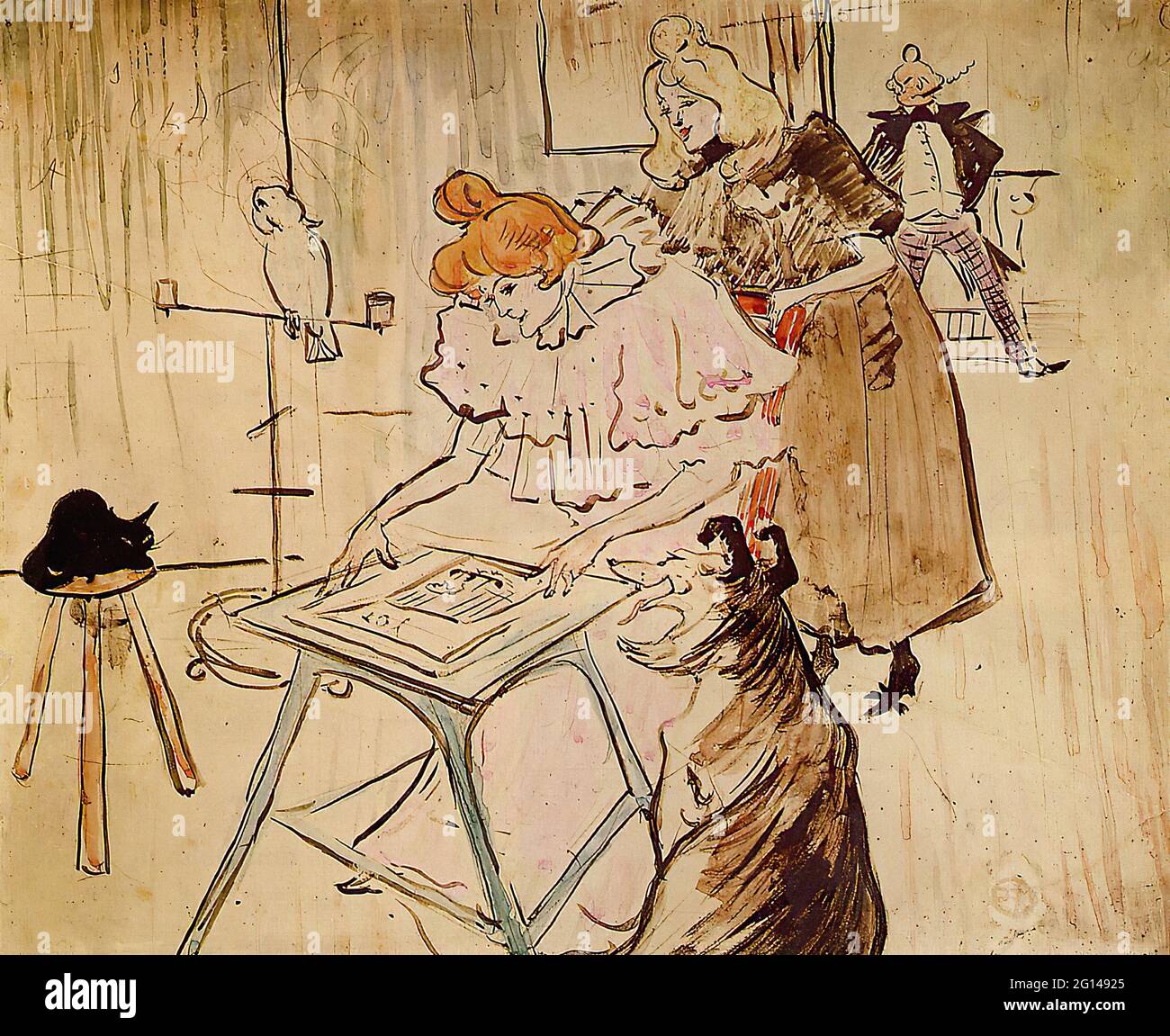 Toulouse-Lautrec - Motograph 1898 Stock Photo - Alamy