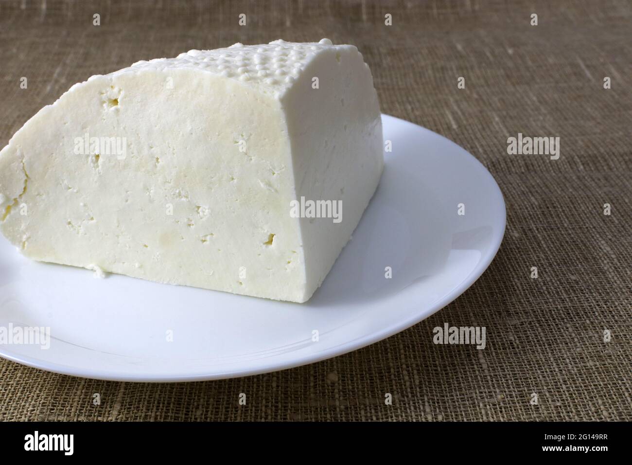 Traditional Indian cheese Paneer. Homemade cheese Stock Photo - Alamy