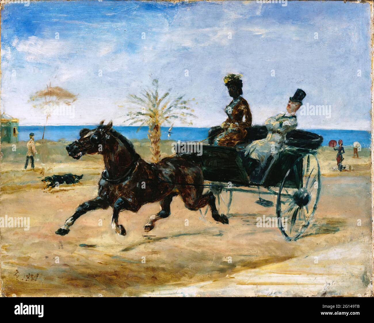 Toulouse-Lautrec - the Black Countess Stock Photo - Alamy