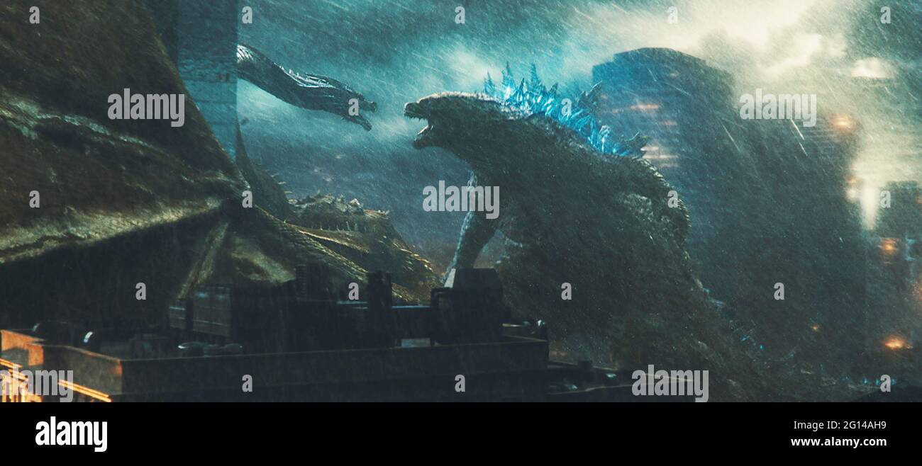 USA. A scene from the ©Warner Bros. new movie: Godzilla: King of the ...