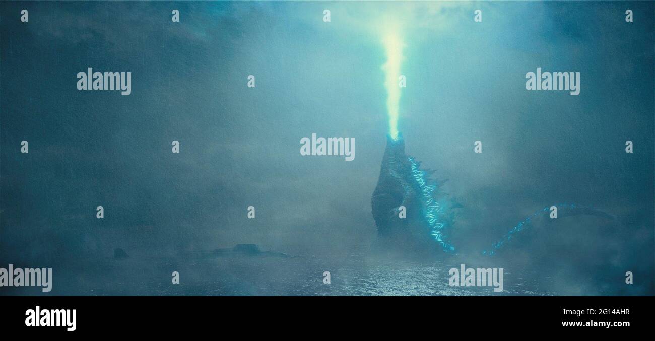 USA. A scene from the ©Warner Bros. new movie: Godzilla: King of the ...