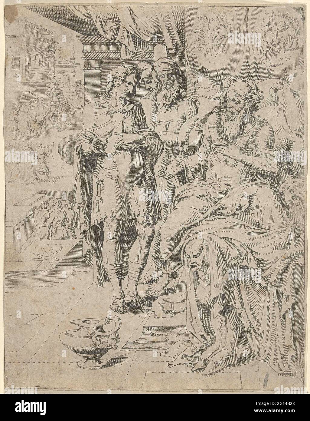 Jozef explains the dreams of the pharaoh; History of Joseph. Joseph ...