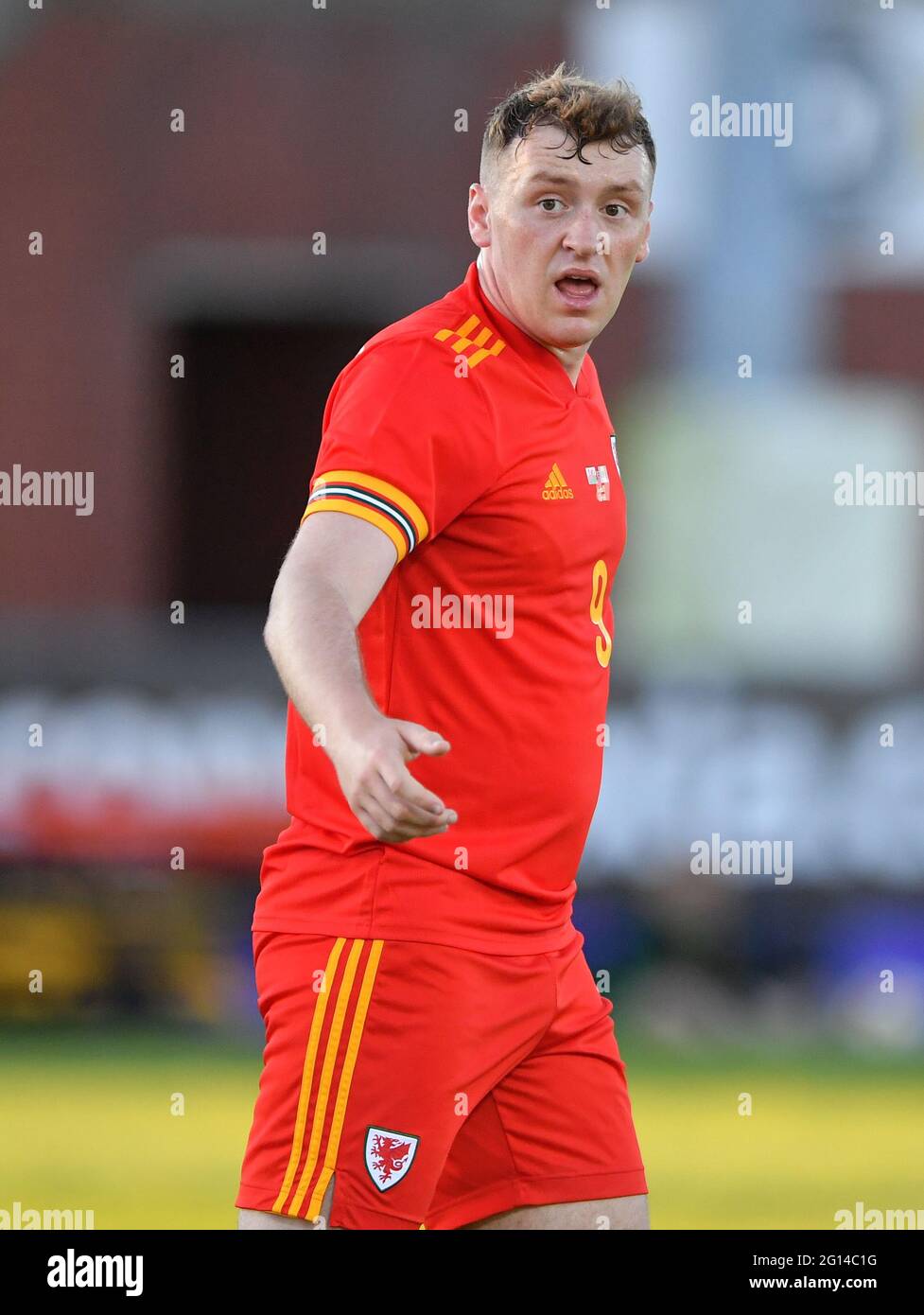 Wales' Luke Jephcott during the UEFA Euro Under 21 Group E Qualifying ...