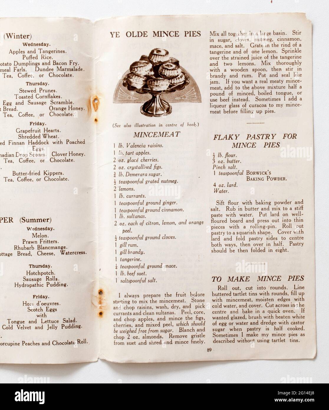 Elizabeth Craigs 250 Recipes Cookbook - Borwicks Baking Powder Stock ...