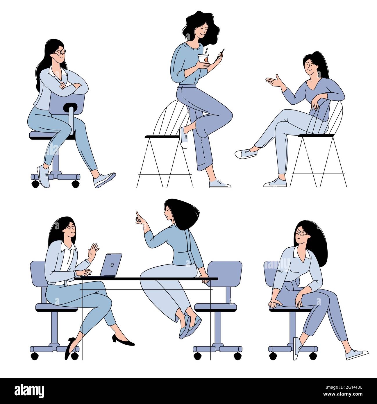 Standing working desk Cut Out Stock Images & Pictures - Alamy