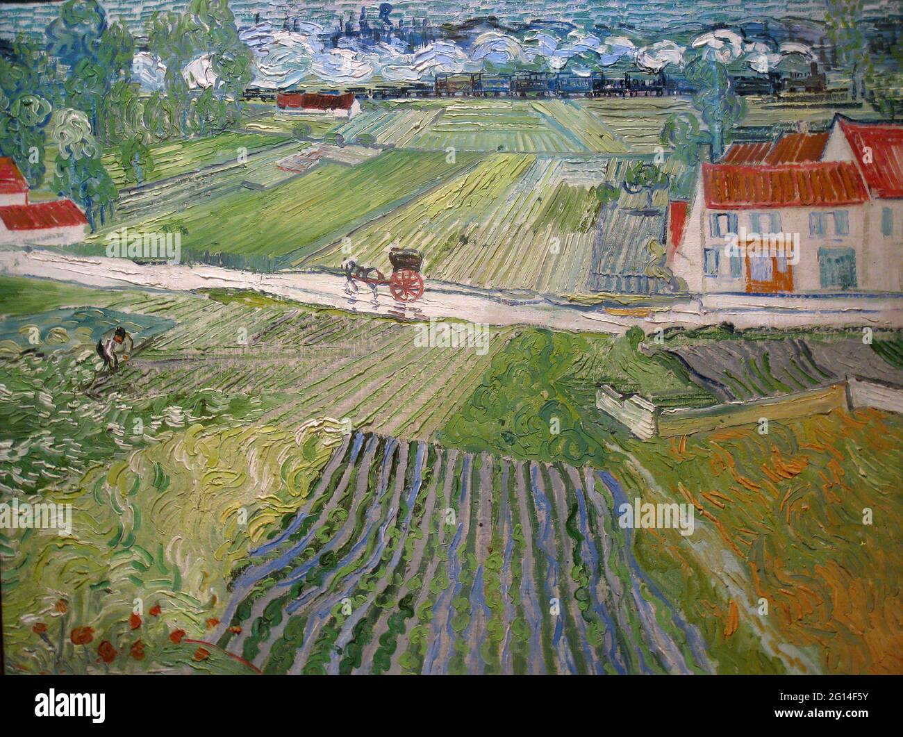 Vincent Van Gogh - Landscape at Auvers After Rain Stock Photo - Alamy