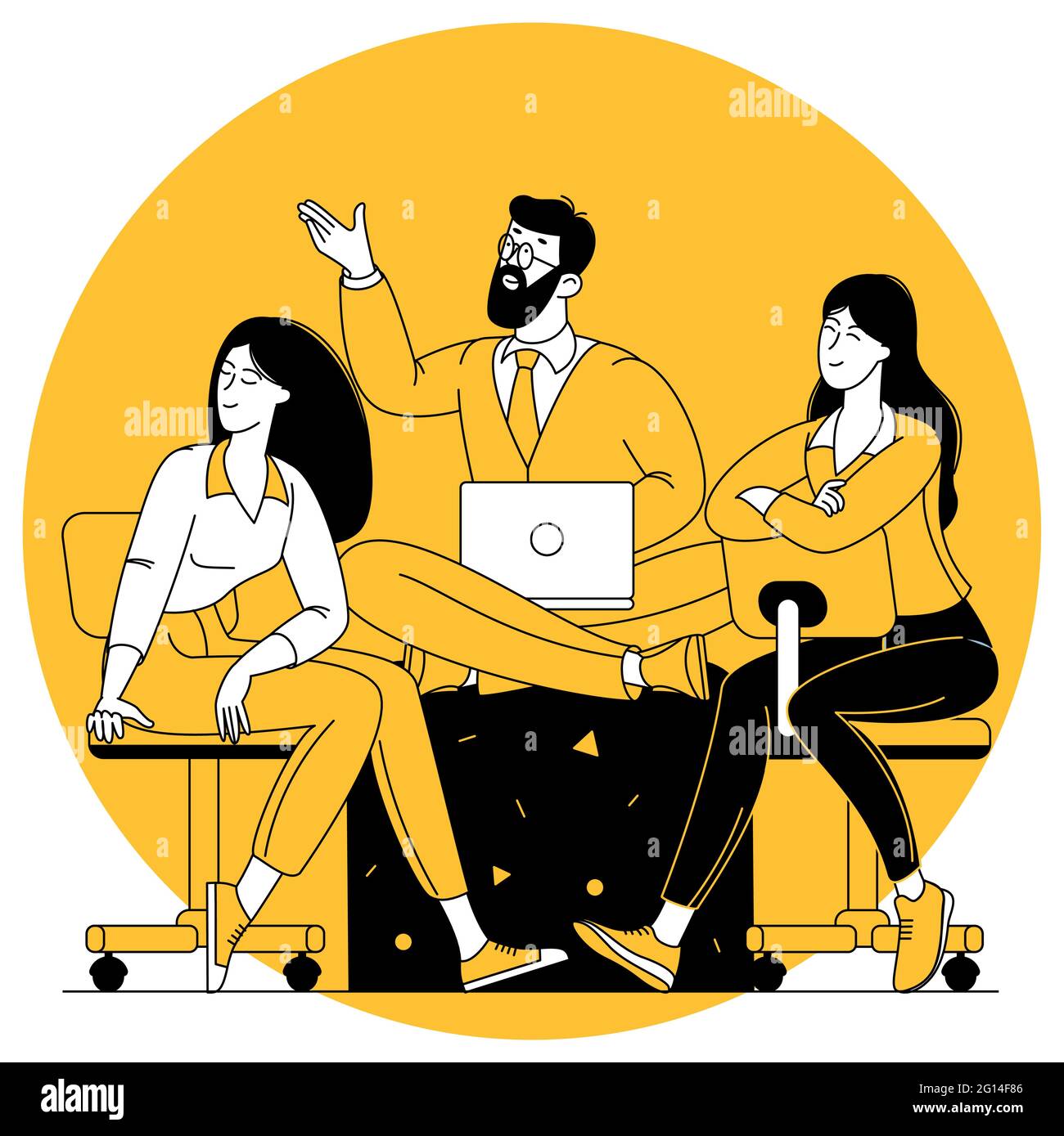 teamwork vector concept Stock Vector Image & Art - Alamy