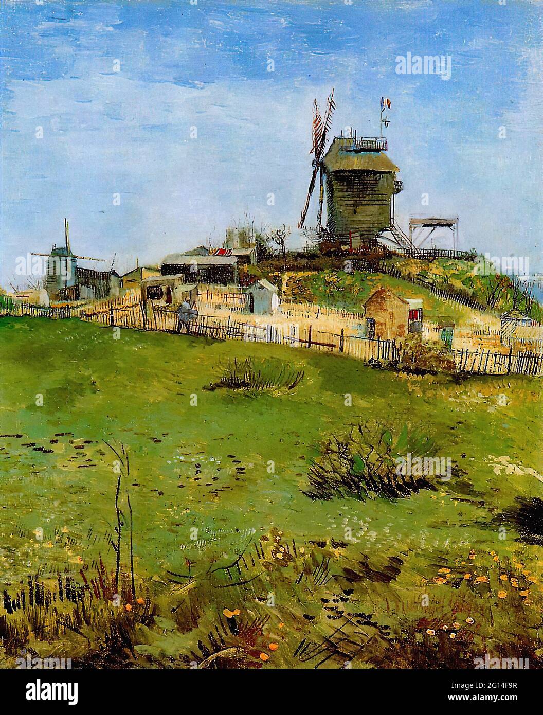 Vincent van gogh moulin de hi-res stock photography and images - Alamy