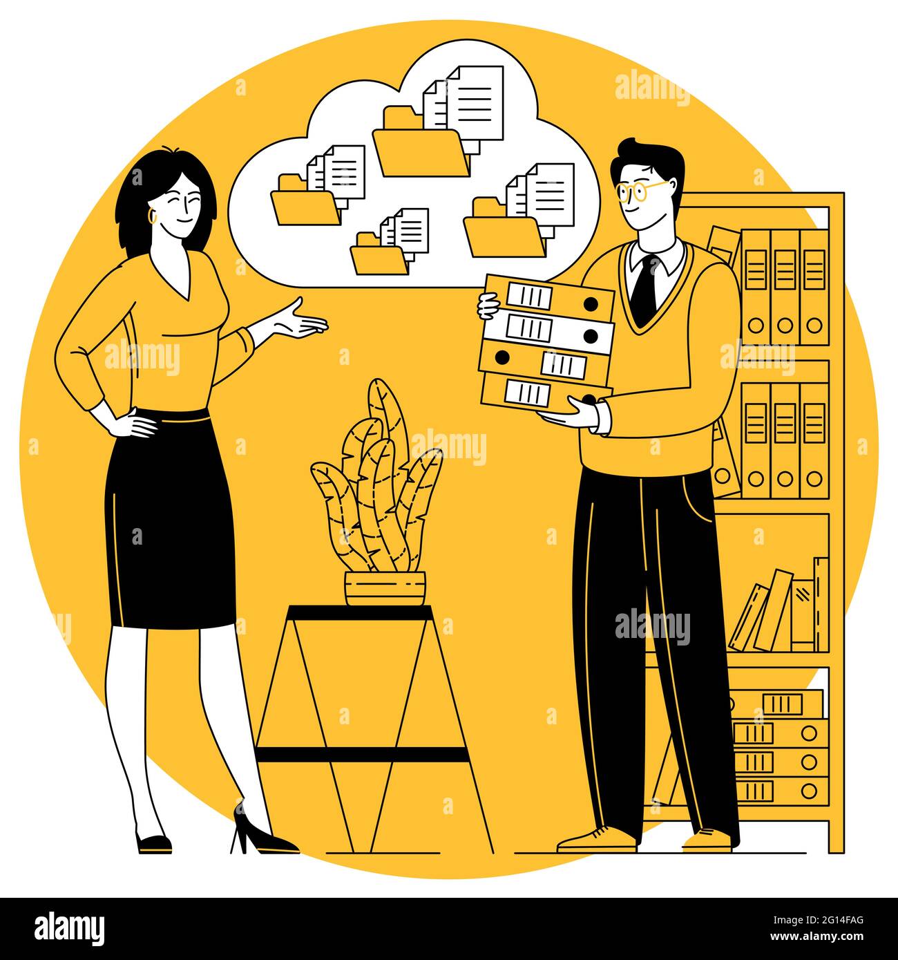 Doc business Stock Vector Images - Alamy