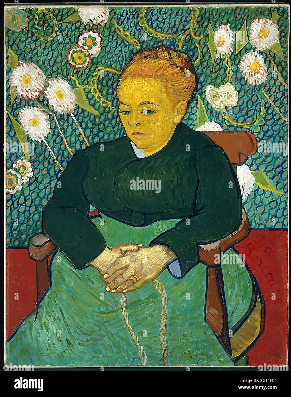 Vincent Van Gogh - Lullaby Madame Augustine Roulin Rocking a Cradle La ...