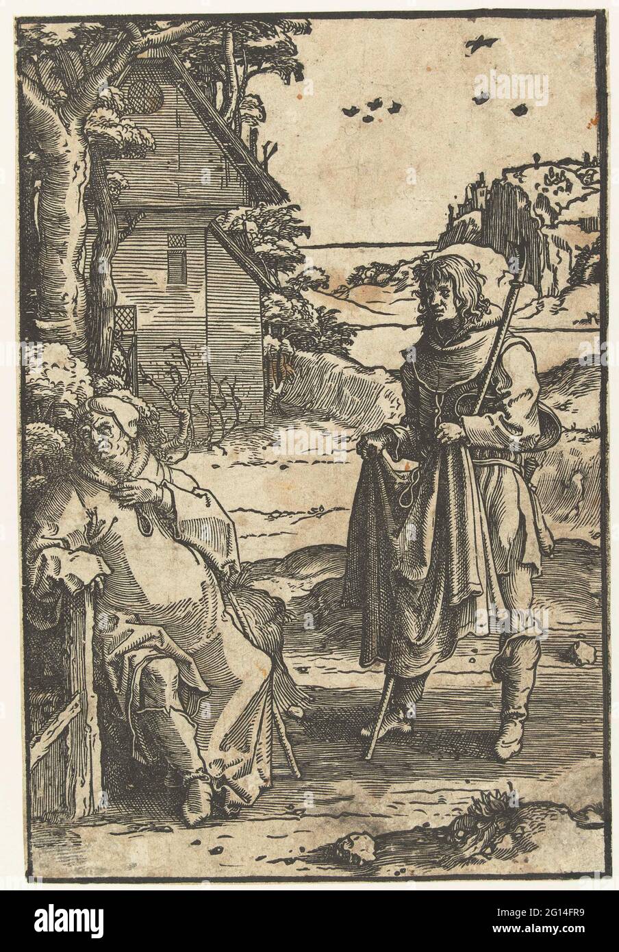 The bloody rug of Joseph to Jacob shown Stock Photo - Alamy
