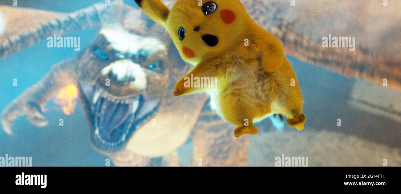 USA. Pikachu ( voiced by Ryan Reynolds ) in the ©Warner Bros new movie ...