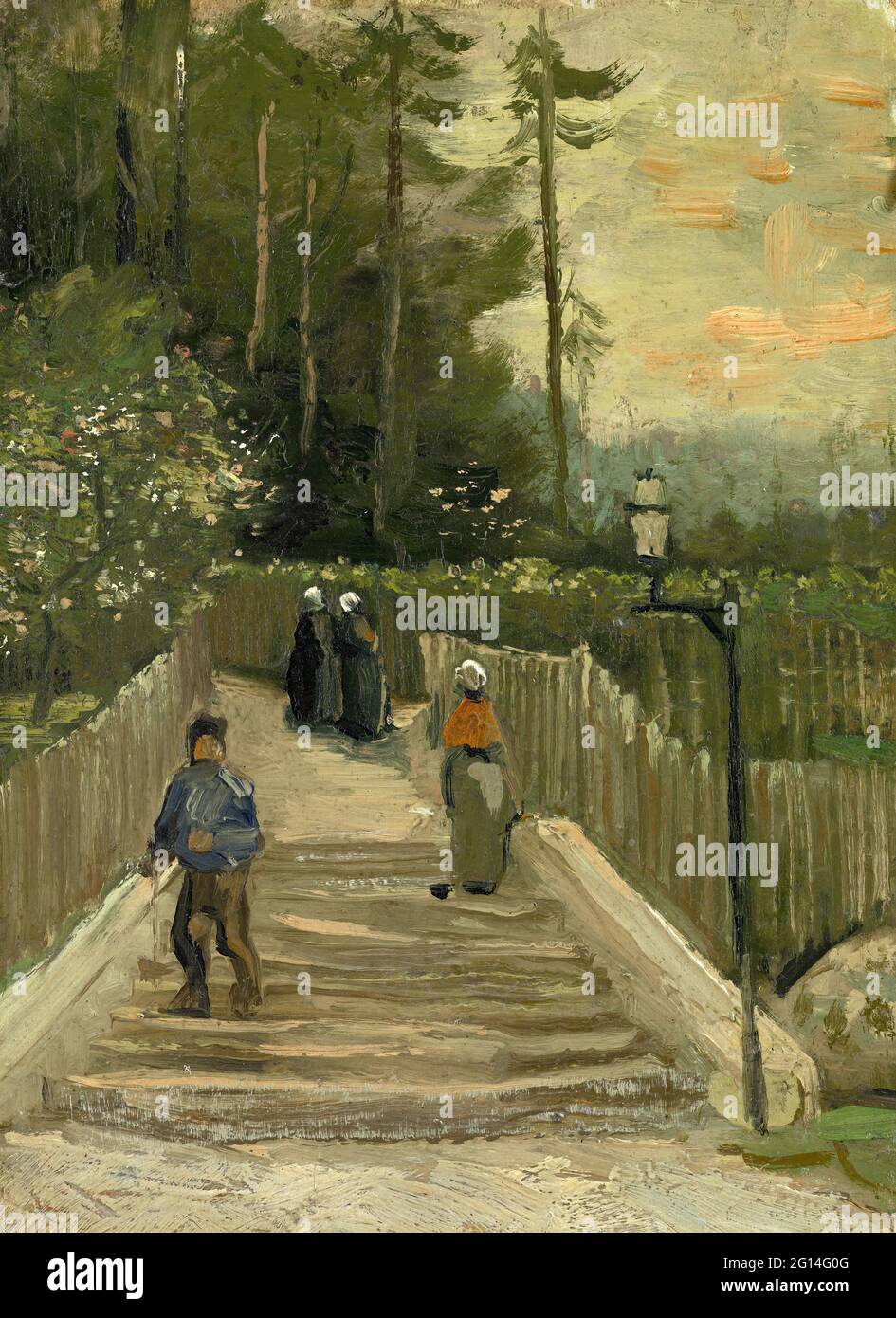 Vincent Van Gogh - Path in Montmartre Stock Photo - Alamy