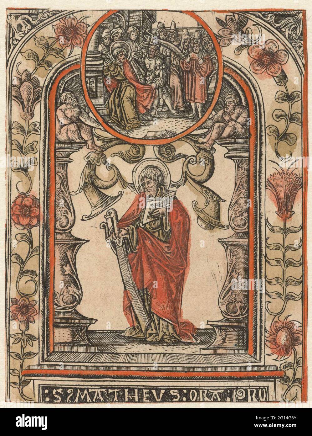 The apostle Mattheus and his martyrdom; : S: Matheus: Ora: Pro. Print ...