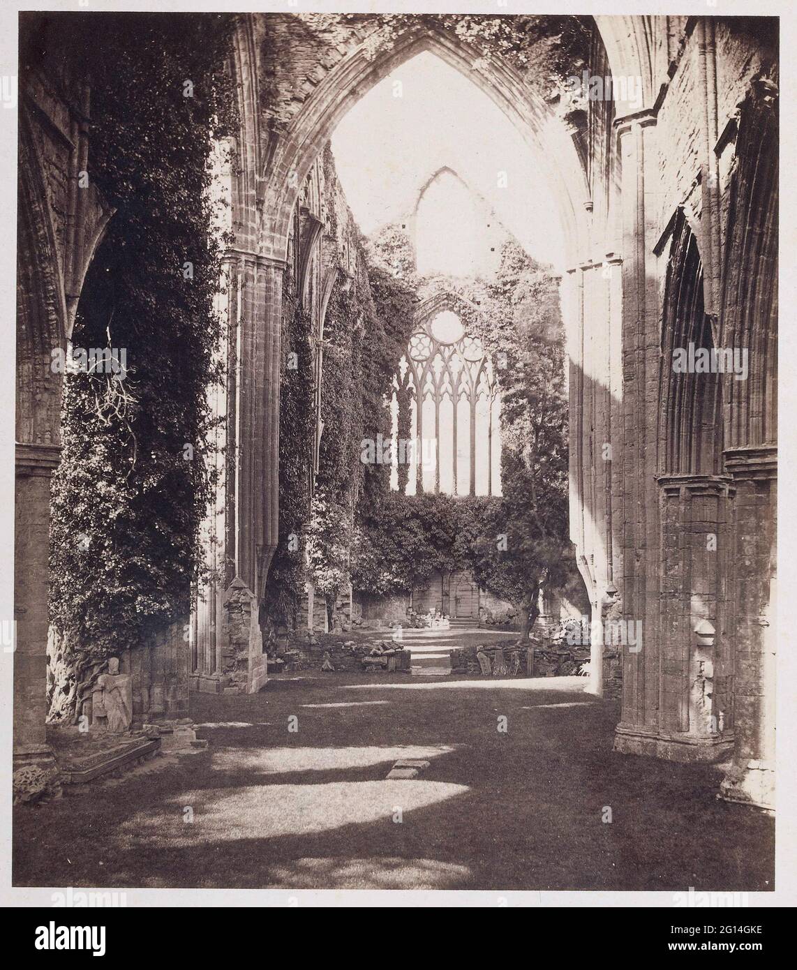 Ruin of Tintern Abbey Stock Photo - Alamy