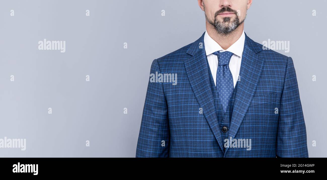 professional cropped ceo. businessman in formalwear, copy space ...