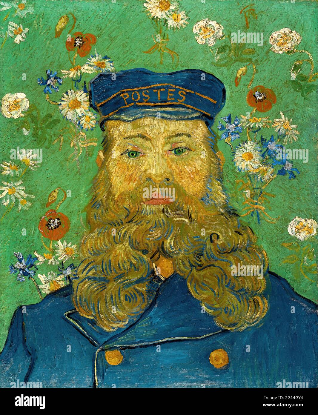Vincent Van Gogh - Portrait of Joseph Roulin 02 Stock Photo - Alamy
