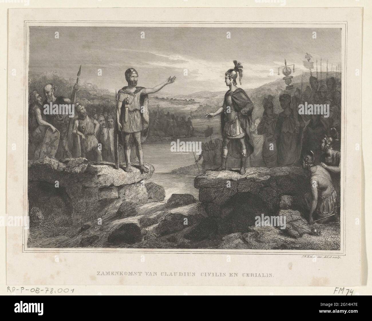 Civilis and Cerialis negotiate on the broken bridge, 69-70; Saturday of ...