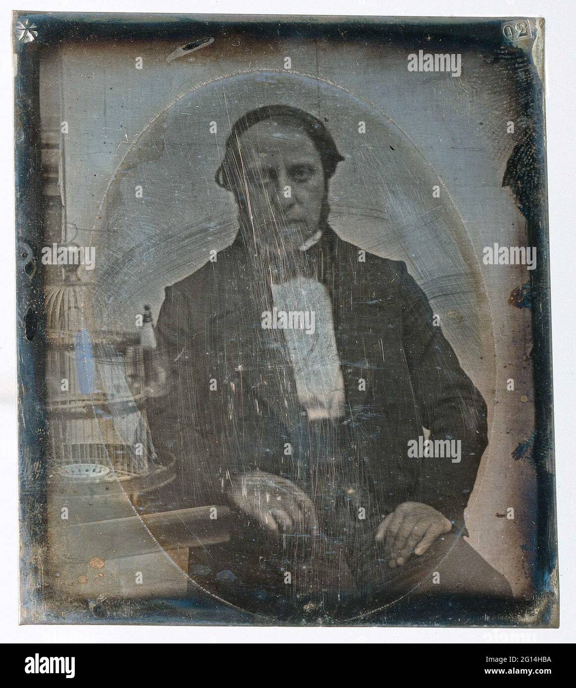 Portrait of Oppenheim, a brother-in-law of the photographer Stock Photo ...