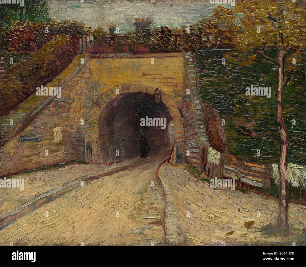 Vincent Van Gogh - Roadway with Underpass Le Viaduc Stock Photo - Alamy
