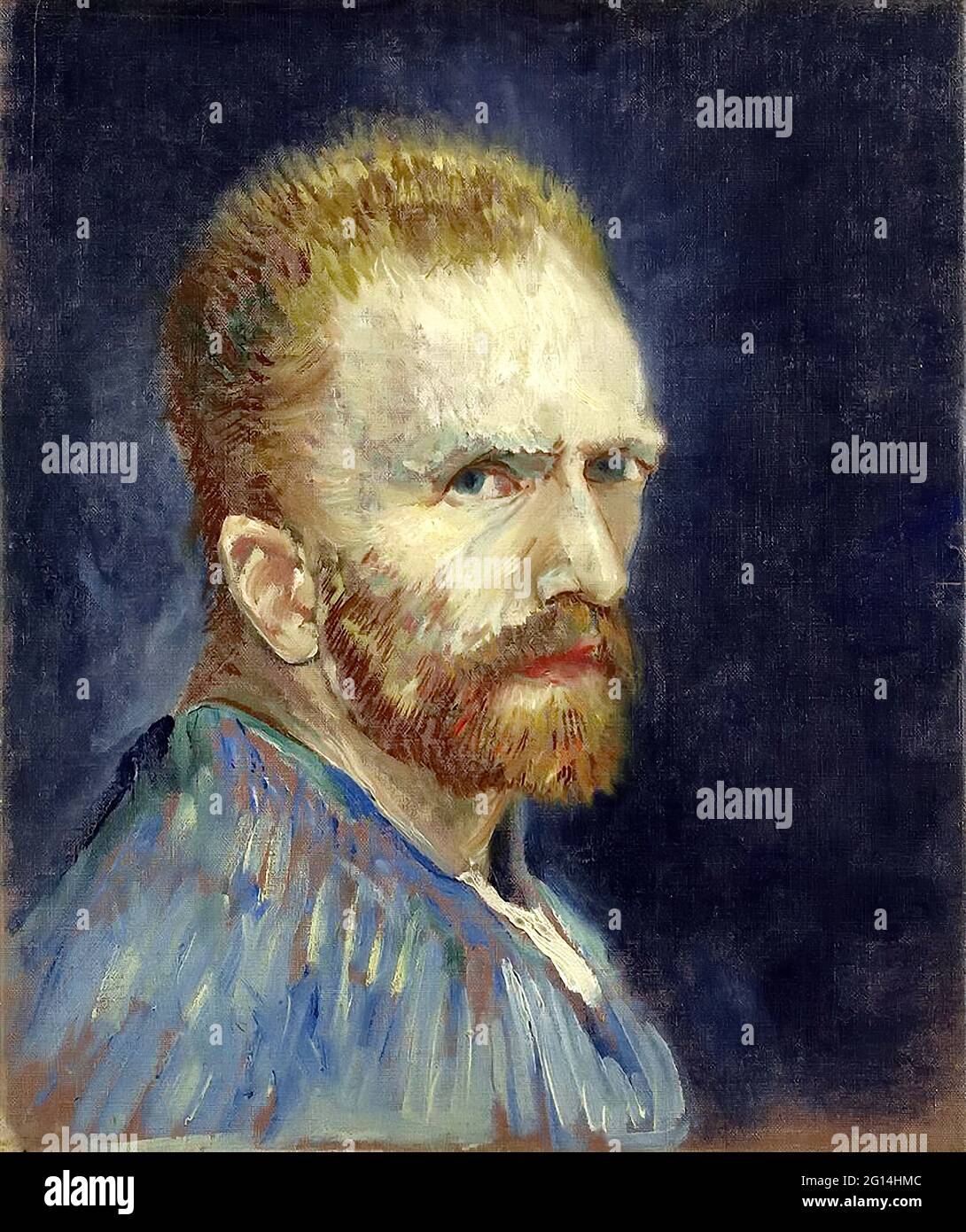 Vincent Van Gogh - Self Portrait 08 Stock Photo - Alamy