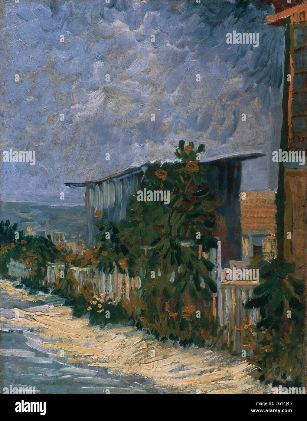 Vincent Van Gogh - Shelter on Montmartre Stock Photo - Alamy