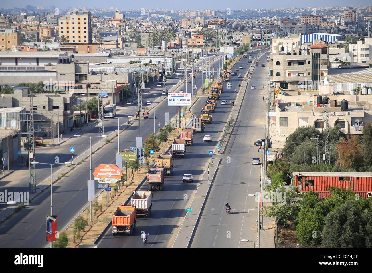 The Gaza Strip, The Gaza Strip, Palestine. 4th June, 2021. Egypt sent a ...