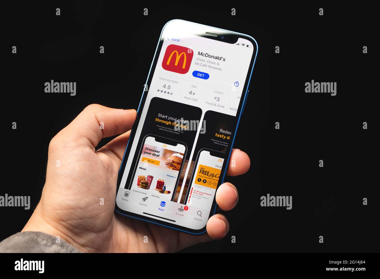 Mcdonalds app icon hi-res stock photography and images - Alamy
