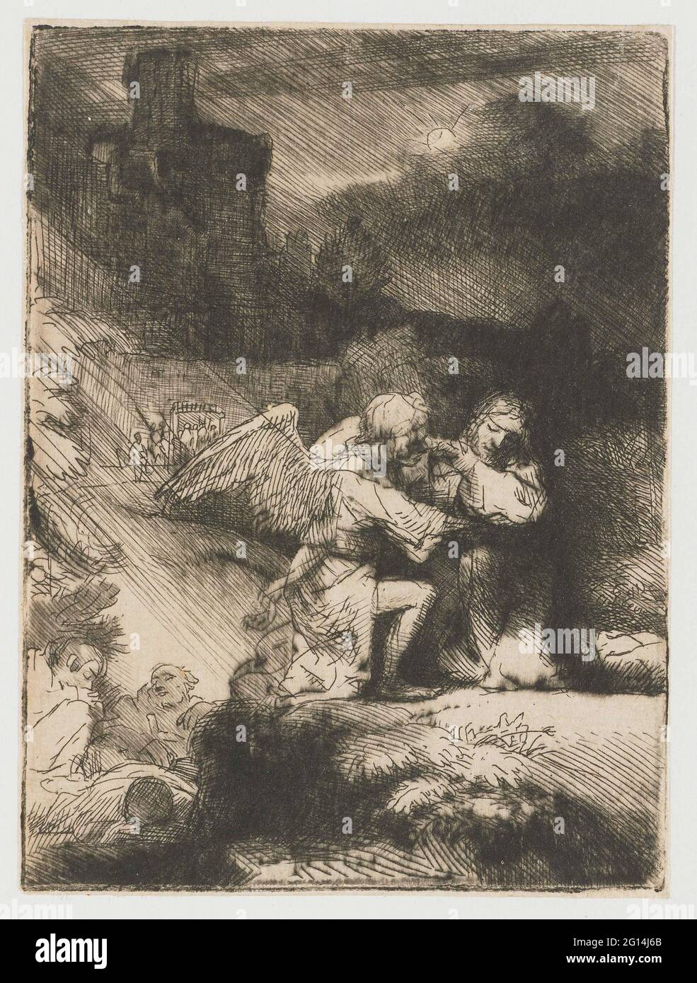 Christ in the court of Gethsemane Stock Photo - Alamy